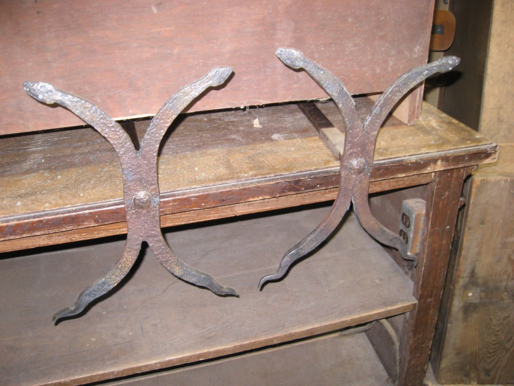 X shape snake beam ties - Found Objects of Industry