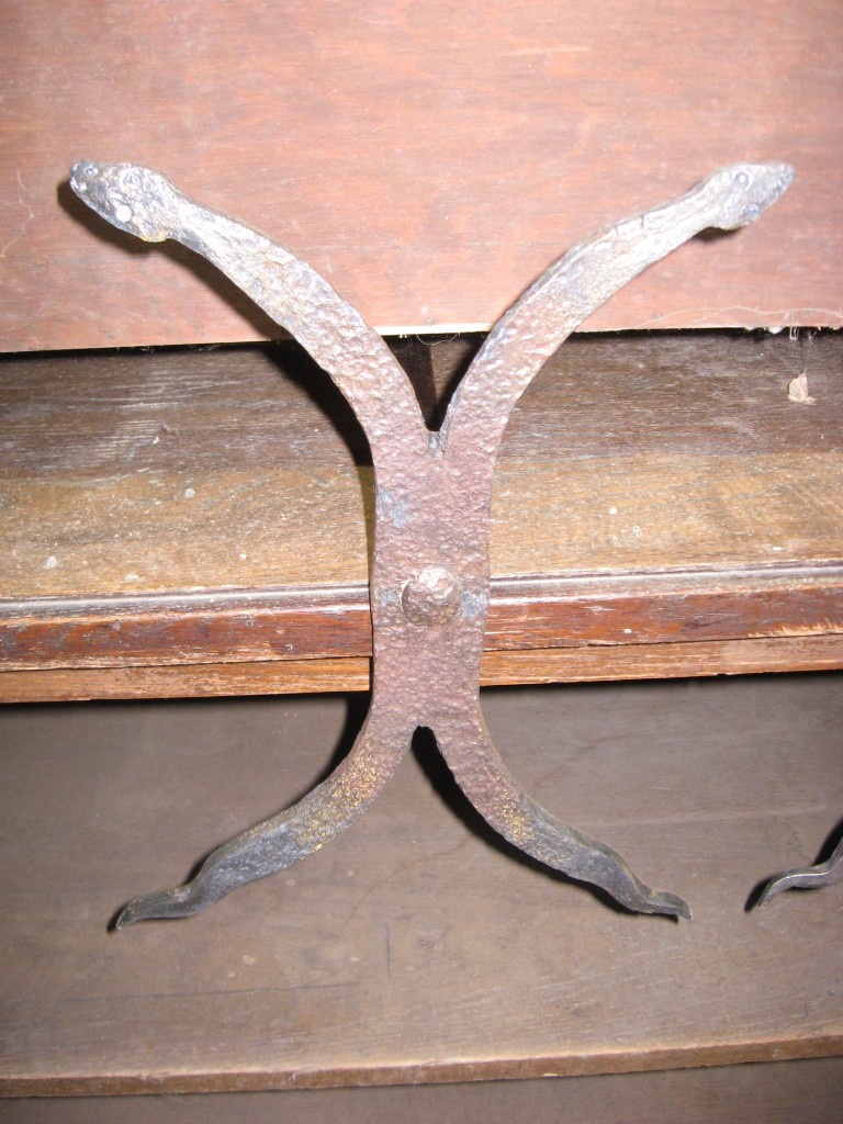 X shape snake beam ties - Found Objects of Industry