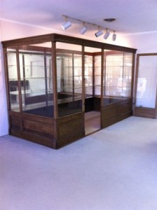 Walk in showcase display case - Found Objects of Industry